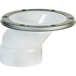 PVC OFFSET FLANGE 4 x 3 SS