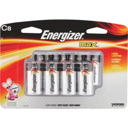ENERGIZER 8PK C8 ALKALINE BATTERY