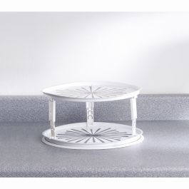 WHITE TWIN TURNTABLE