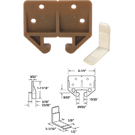 7/8IN NYLON TRACK GUIDE